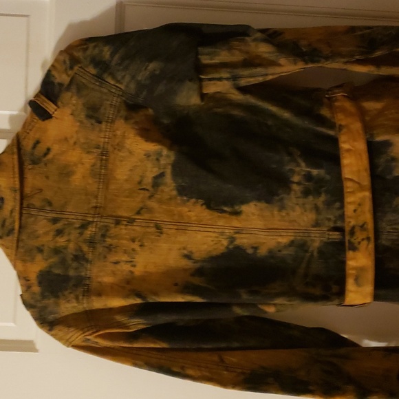 Thrill | Jackets & Coats | Thrill Heavy Denim Acid Wash Jacket | Poshmark